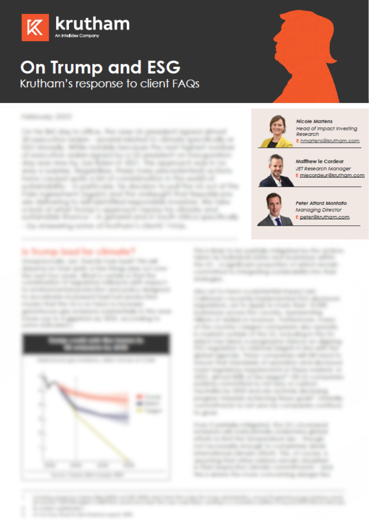 On Trump and ESG - Krutham
